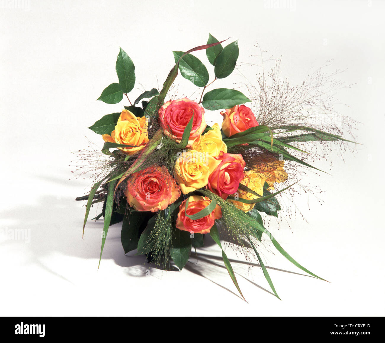 colorful bouquet of roses Stock Photo - Alamy