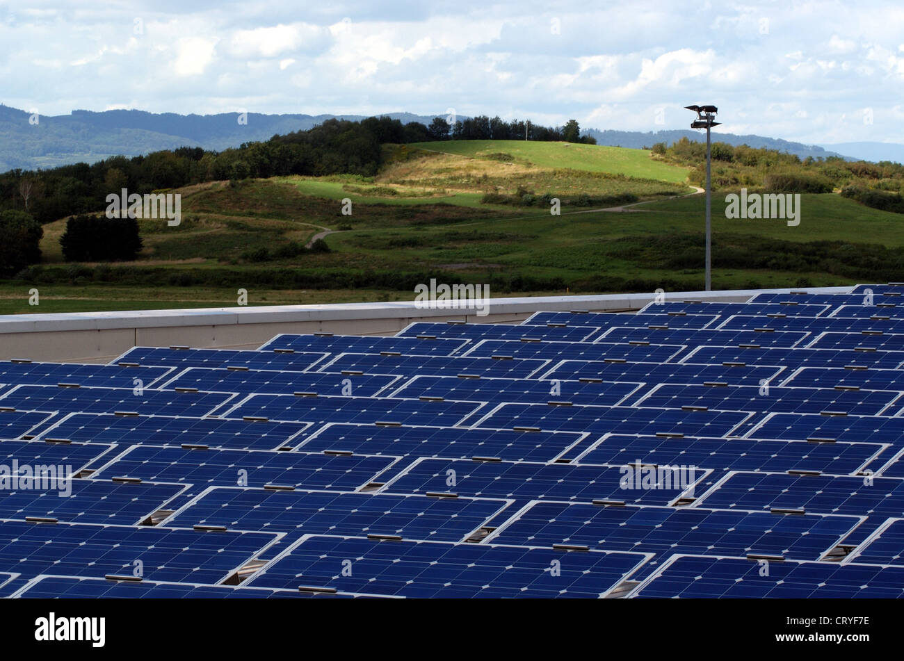Solar power plant in Freiburg Stock Photo - Alamy