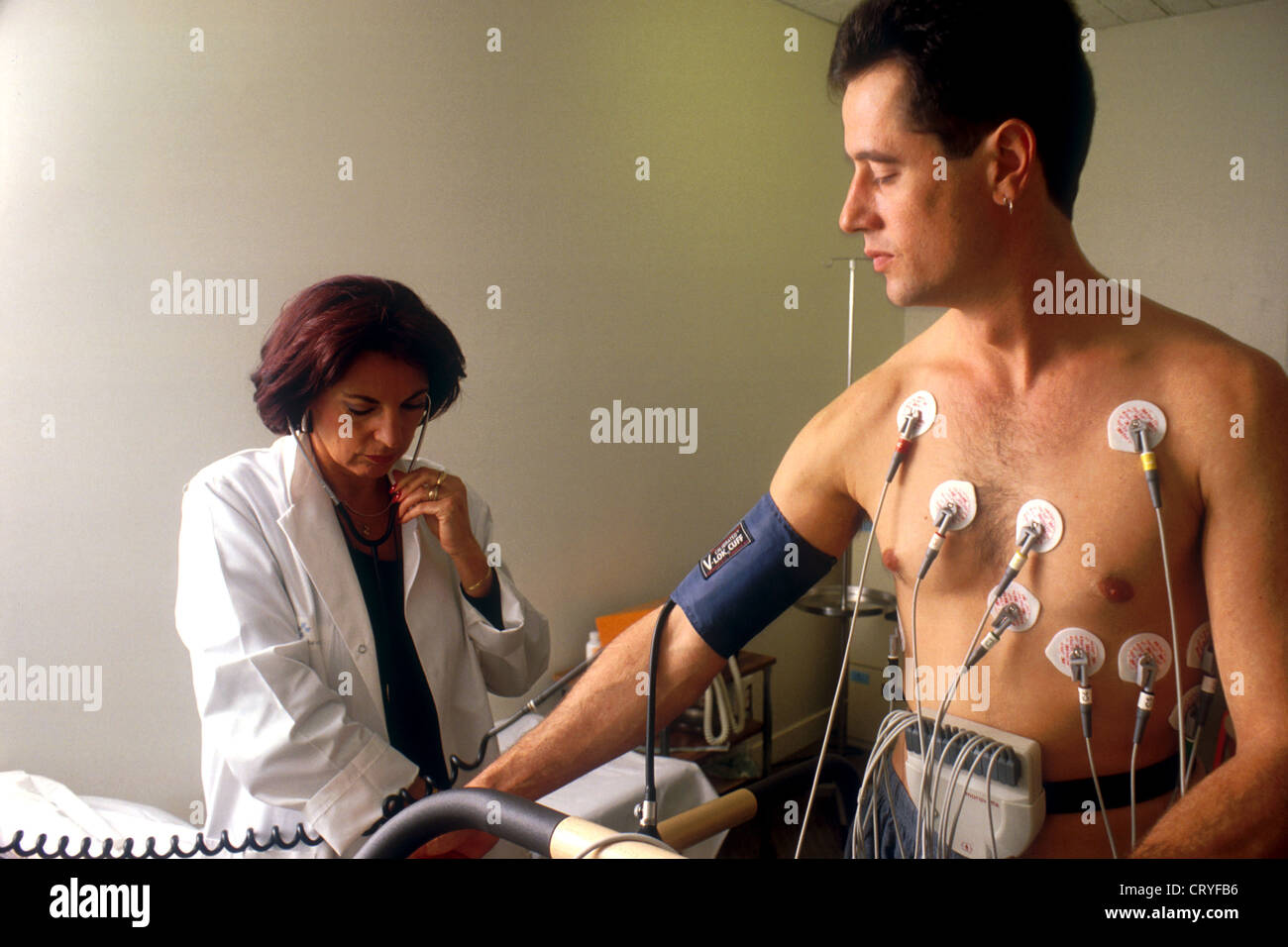STRESS TEST, MAN Stock Photo - Alamy