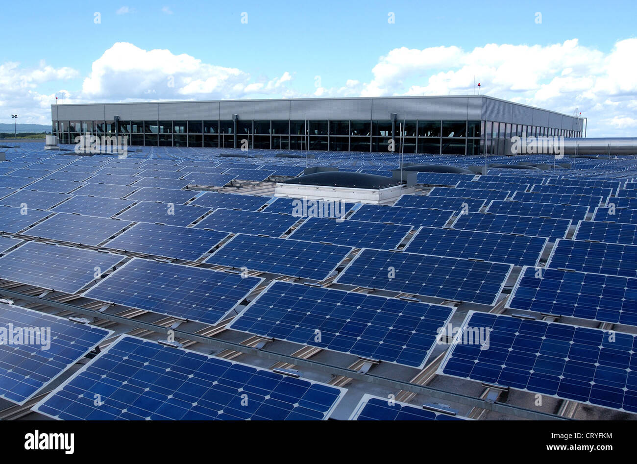Solar power plant in Freiburg Stock Photo - Alamy
