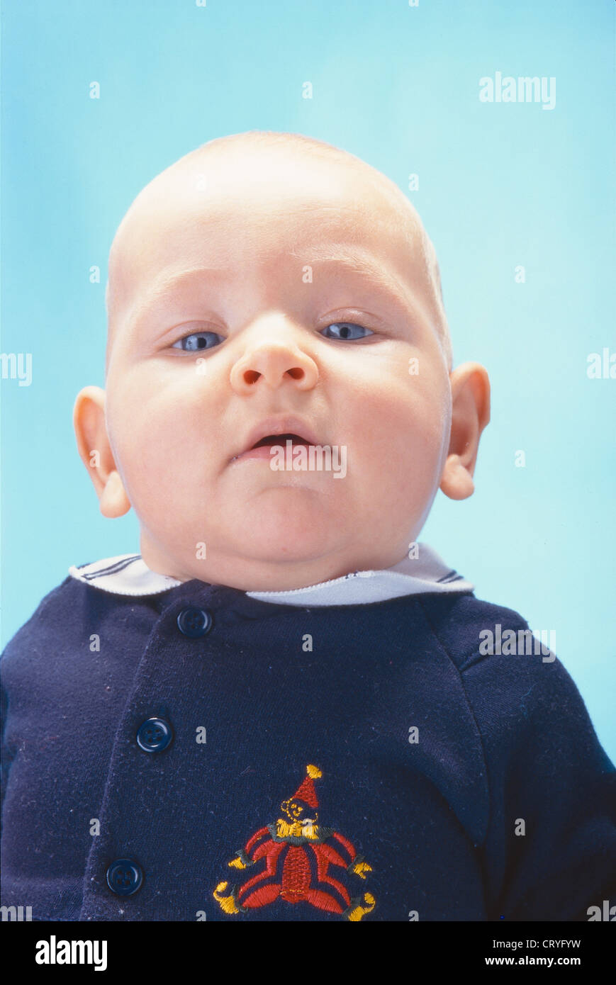 PORTRAIT OF AN INFANT Stock Photo - Alamy