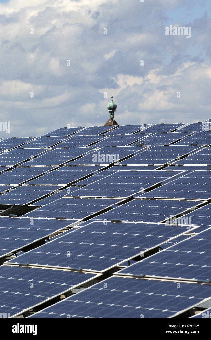 Solar power plant in Freiburg Stock Photo - Alamy