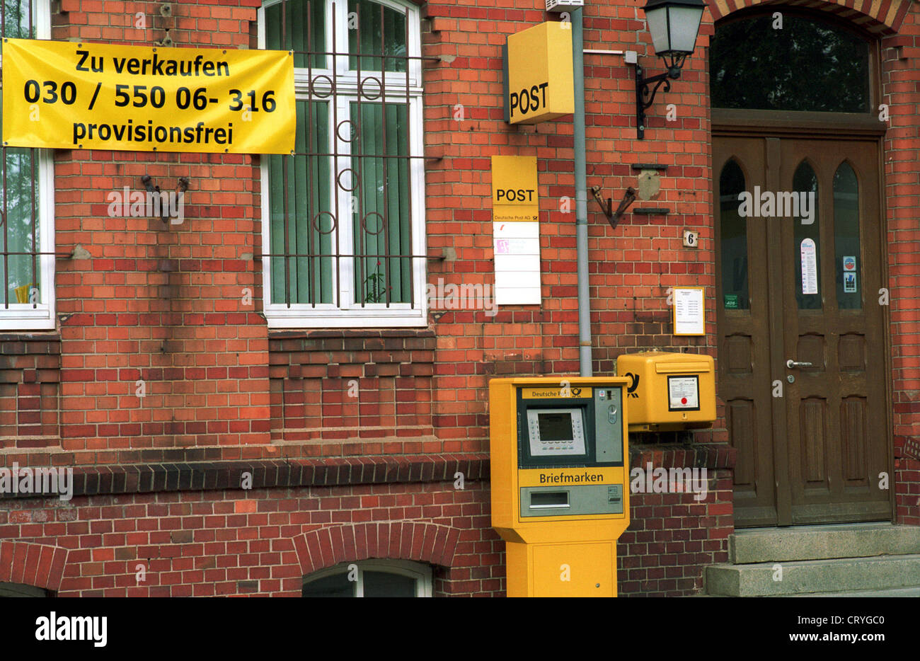 Meyenburg For Sale standing post office Stock Photo - Alamy