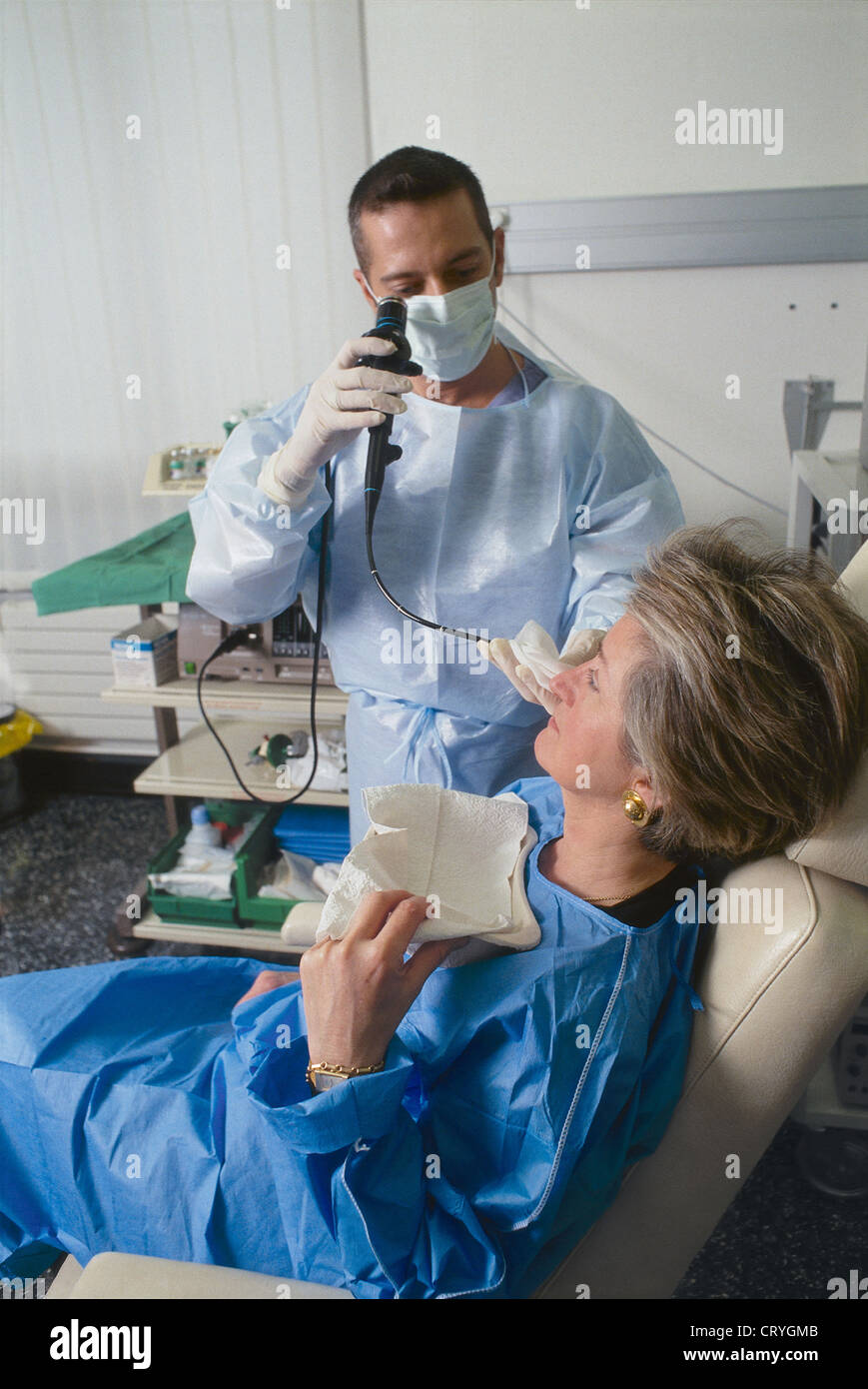 Bronchial endoscopy hi-res stock photography and images - Alamy