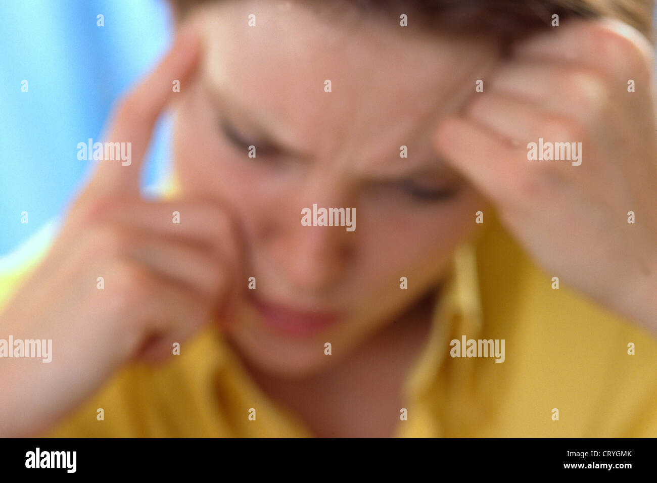 Distressed lady hi-res stock photography and images - Alamy