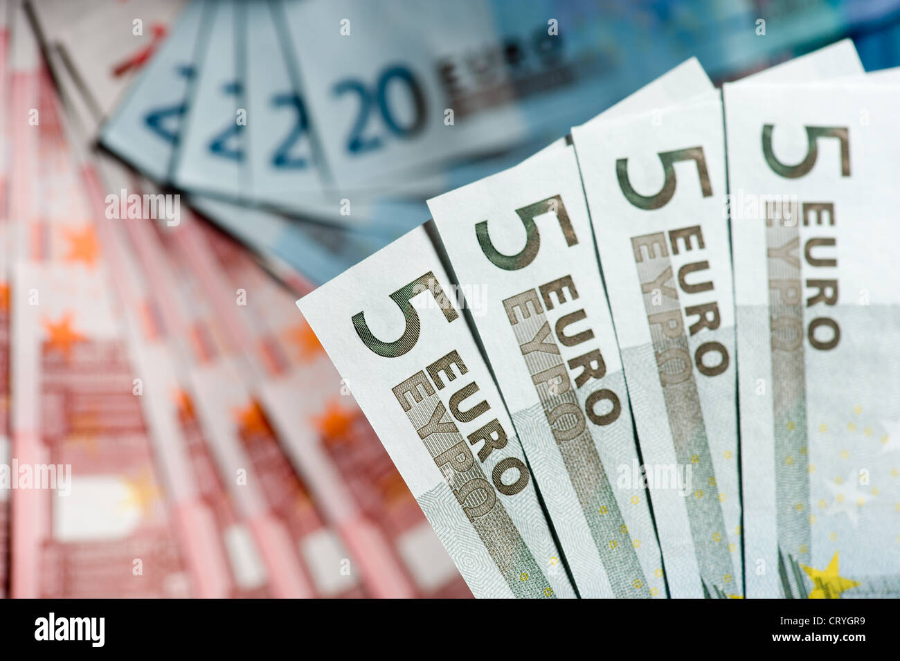 20 euro banknote 5 euro banknote hi-res stock photography and images ...