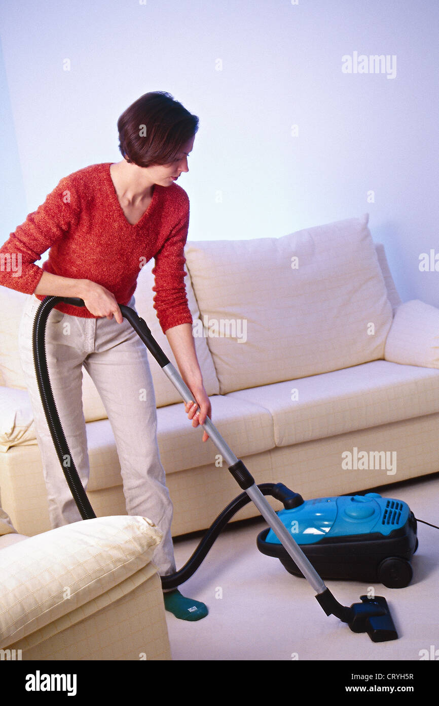 WOMAN DOING HOUSEWORK Stock Photo - Alamy