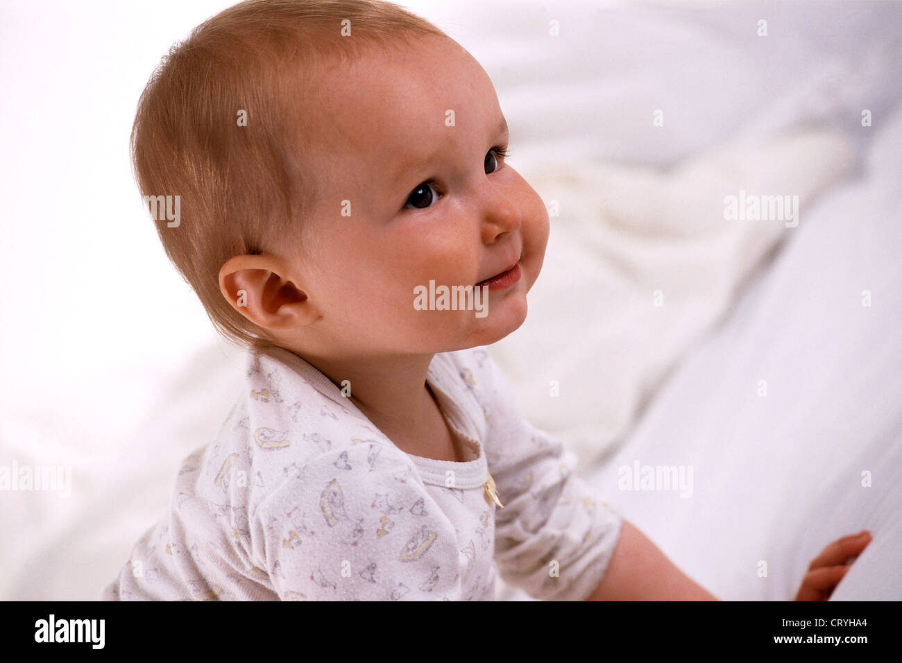 PORTRAIT OF AN INFANT Stock Photo - Alamy