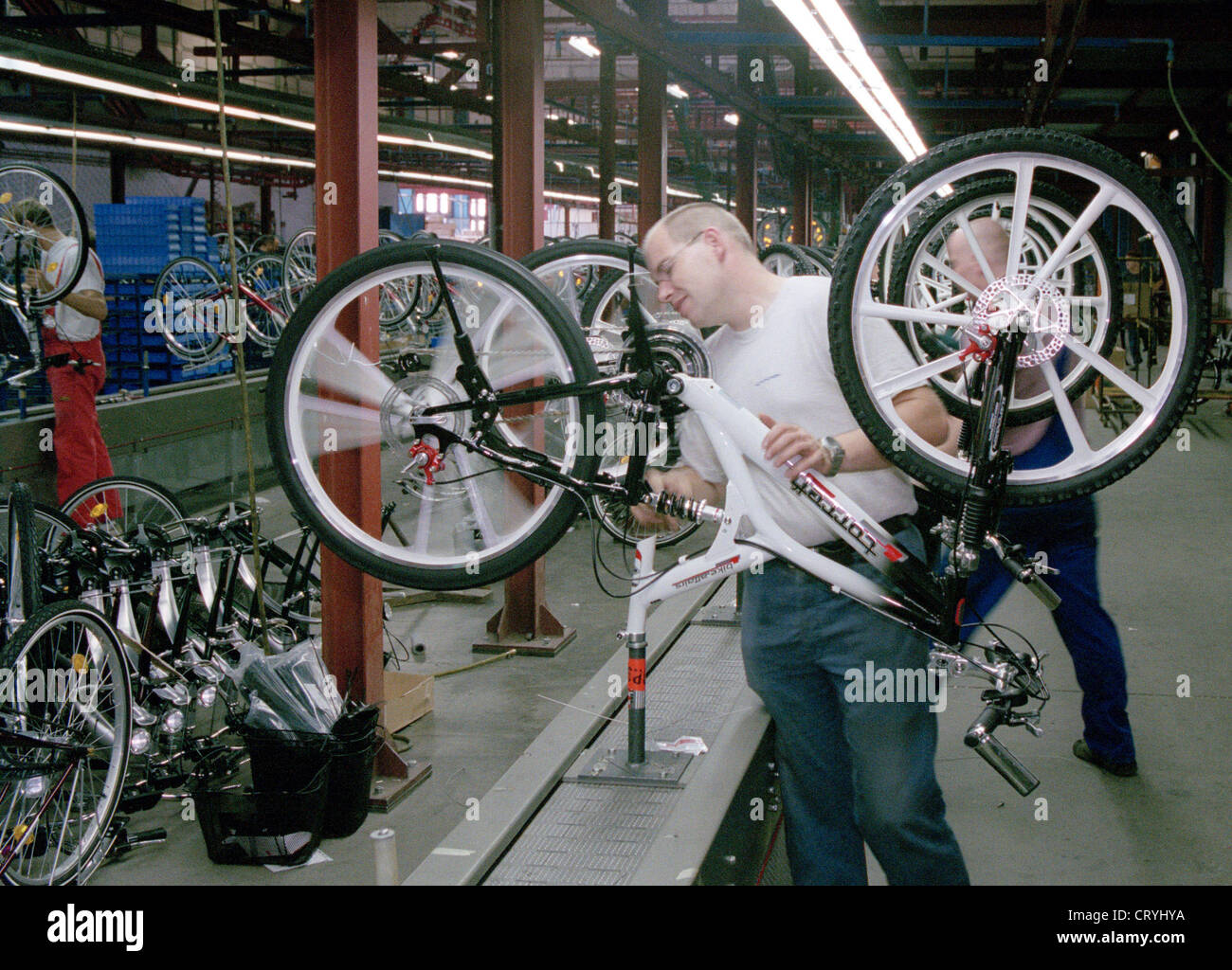 Bicycle Assembly Line Stock Photos & Bicycle Assembly Line Stock Images ...