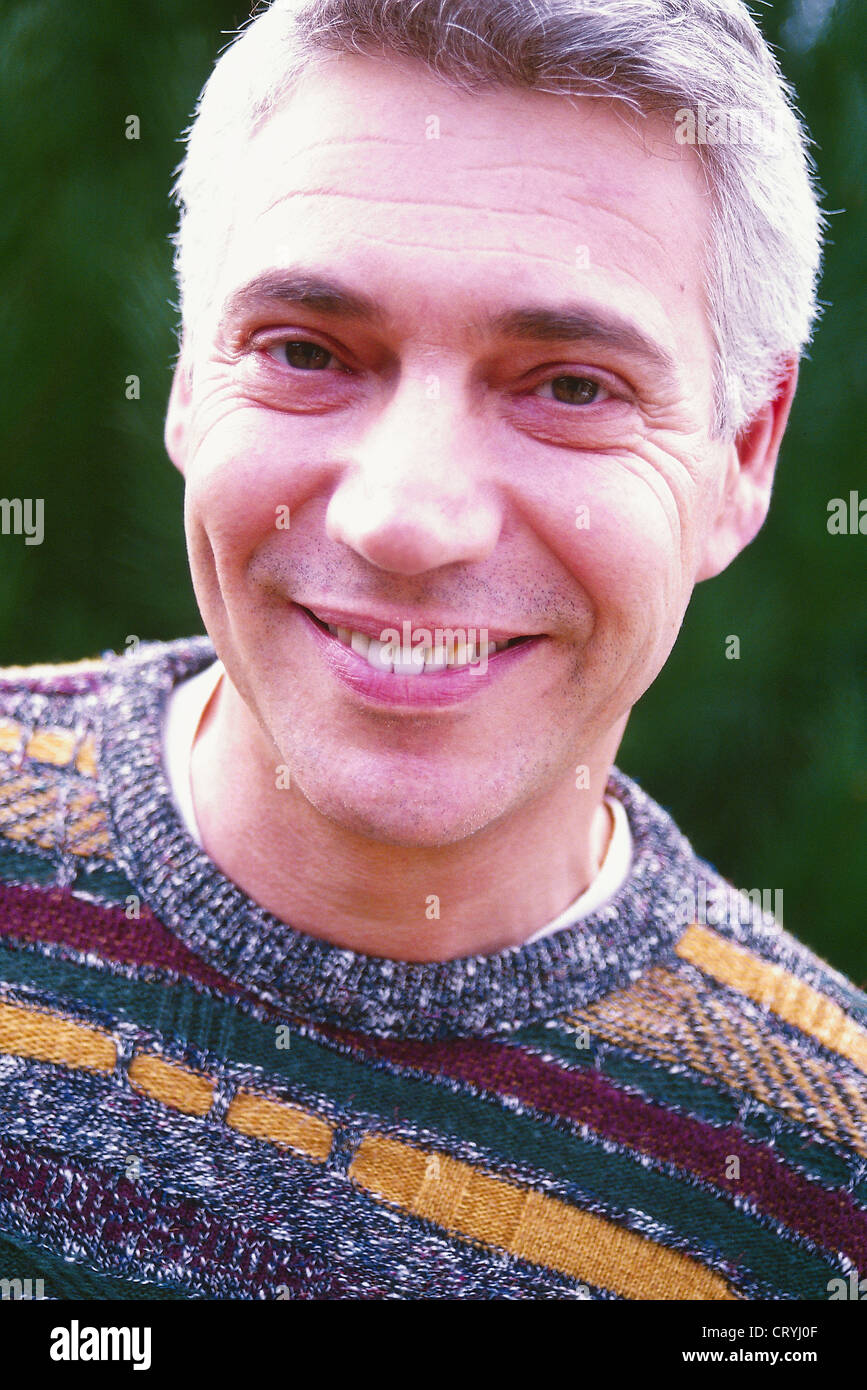 PORTRAIT OF A -65 YR-OLD MAN Stock Photo - Alamy