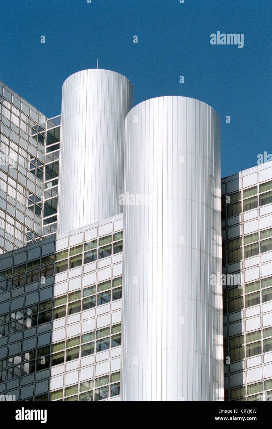The modern administration building of the HypoVereinsbank Stock Photo ...