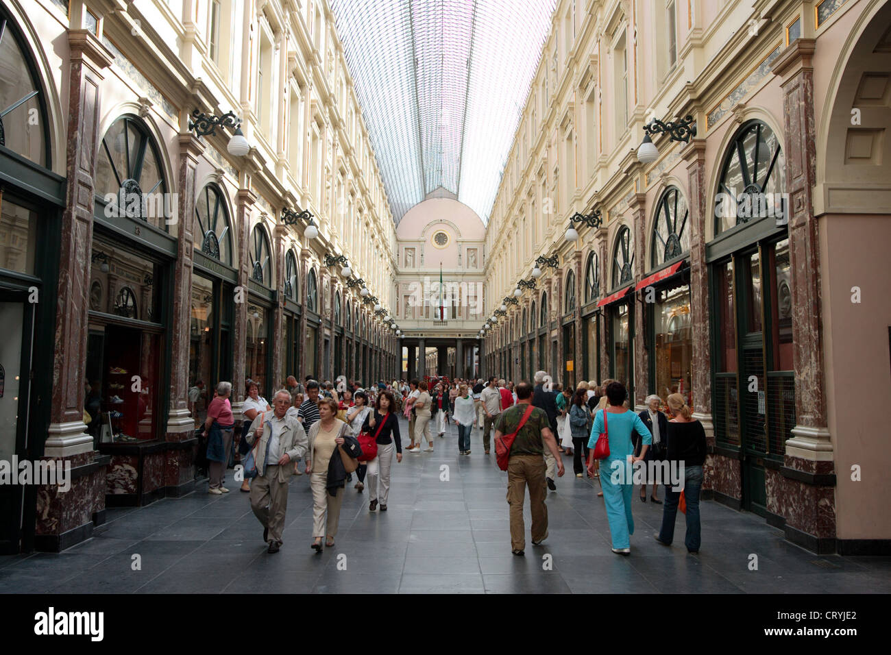 Belgium, Brussels, Galeries St. Hubert Stock Photo - Alamy