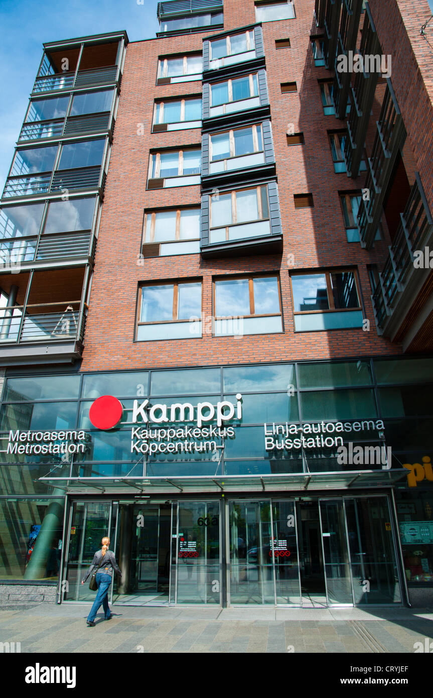 Kamppi kauppakeskus metro station shopping centre bus station complex ...