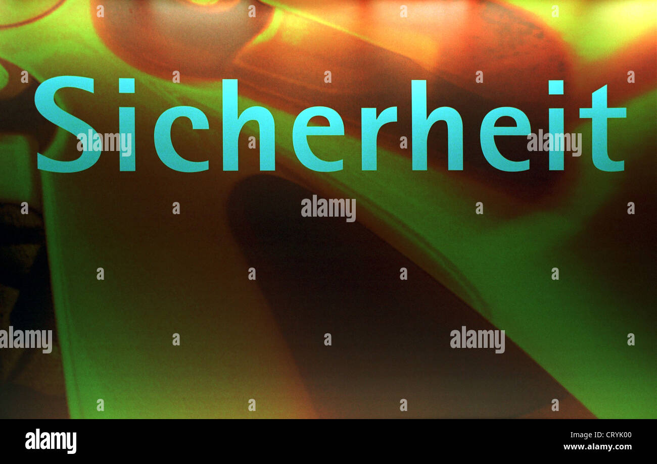 The word security hi-res stock photography and images - Alamy