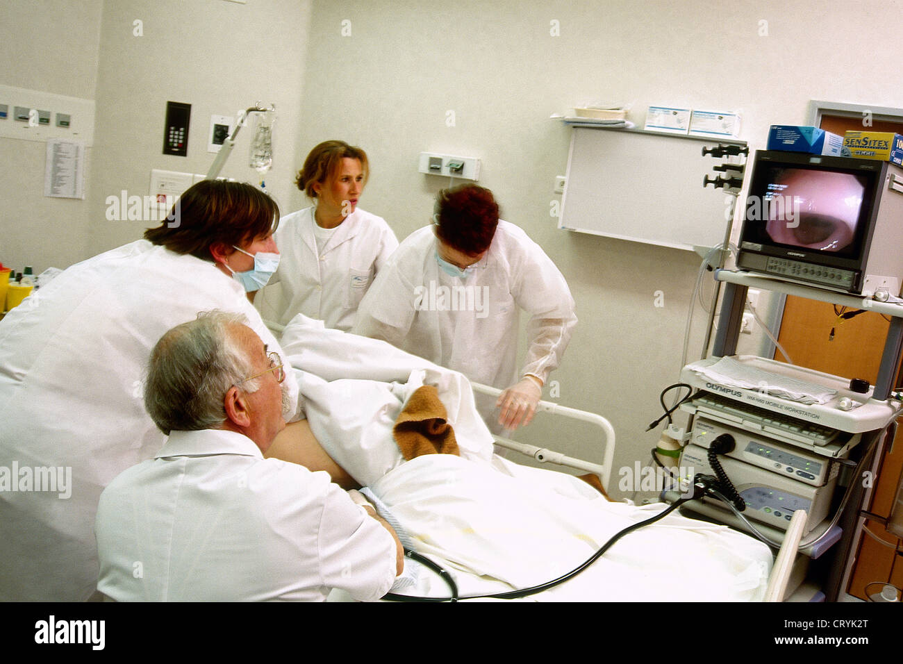 COLON, ENDOSCOPY EXAMINATION Stock Photo - Alamy