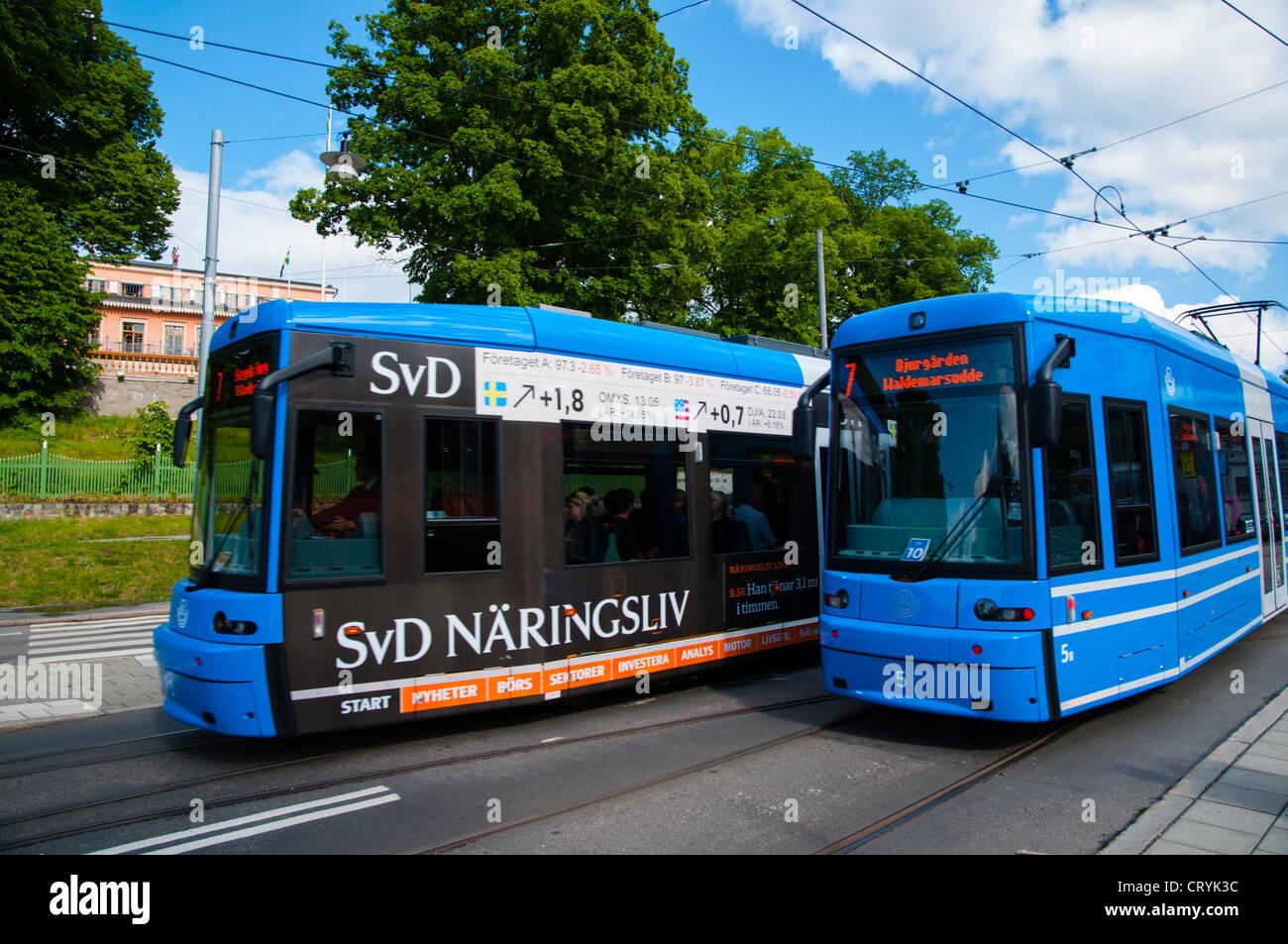 Swedish tram trams hi-res stock photography and images - Alamy