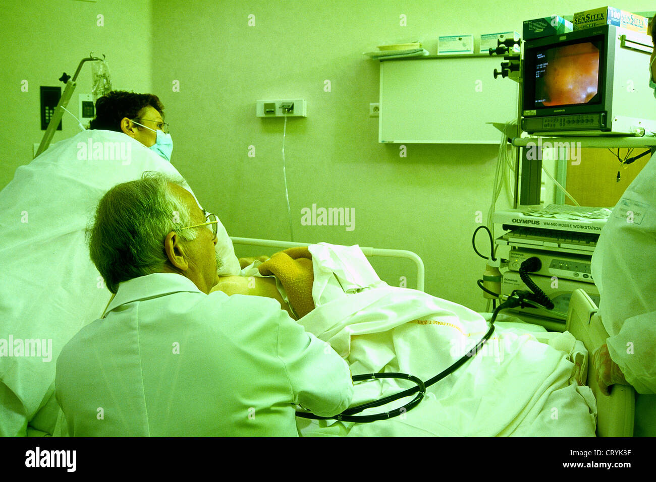 COLON, ENDOSCOPY EXAMINATION Stock Photo - Alamy