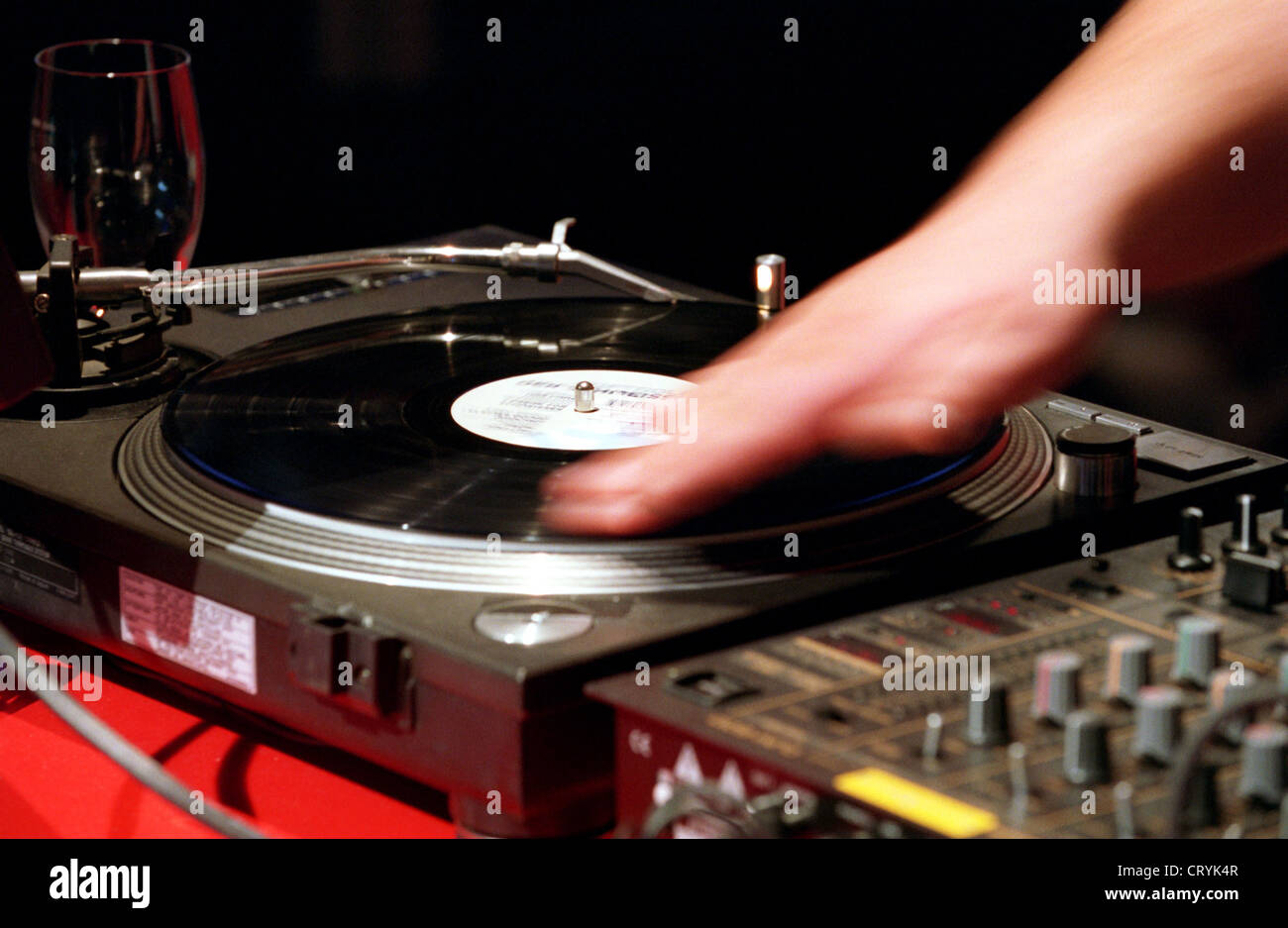 Professional dj plates hi-res stock photography and images - Alamy