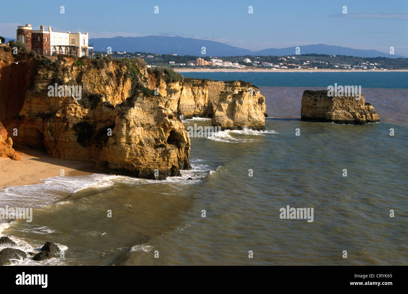 Portugal, Algarve, Lagos, cliffs, beach Stock Photo - Alamy