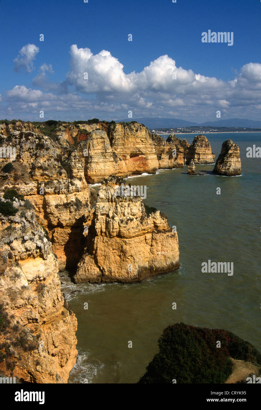 Portugal, Algarve, Lagos, cliffs, beach Stock Photo - Alamy