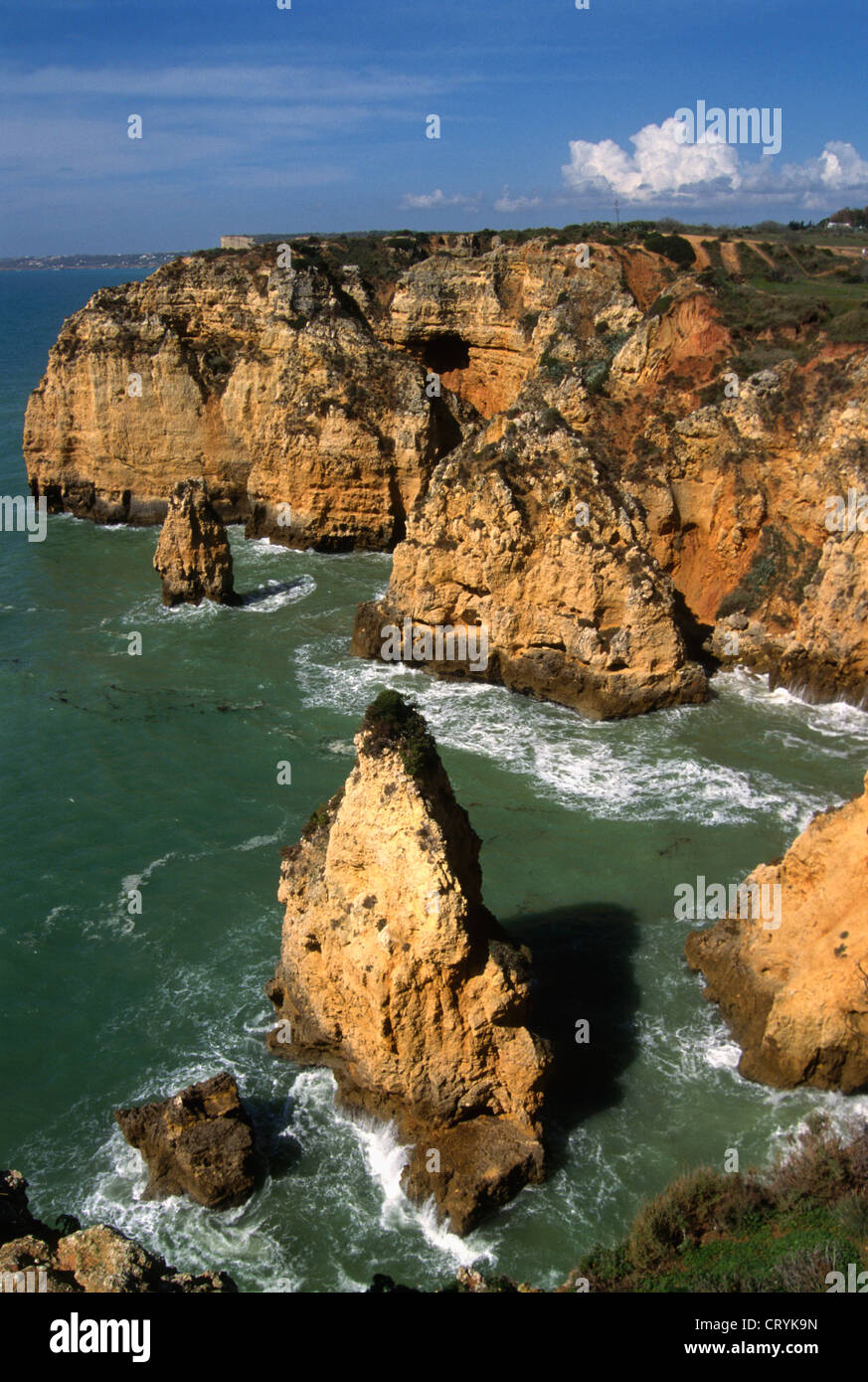Portugal, Algarve, Lagos, cliffs, beach Stock Photo - Alamy