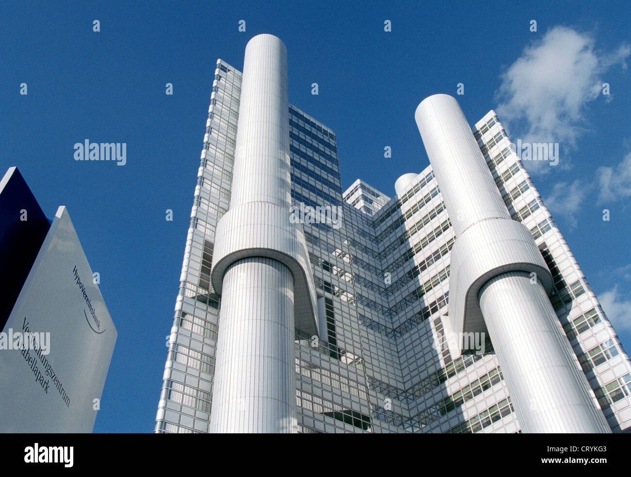 The modern administration building of the HypoVereinsbank Stock Photo ...