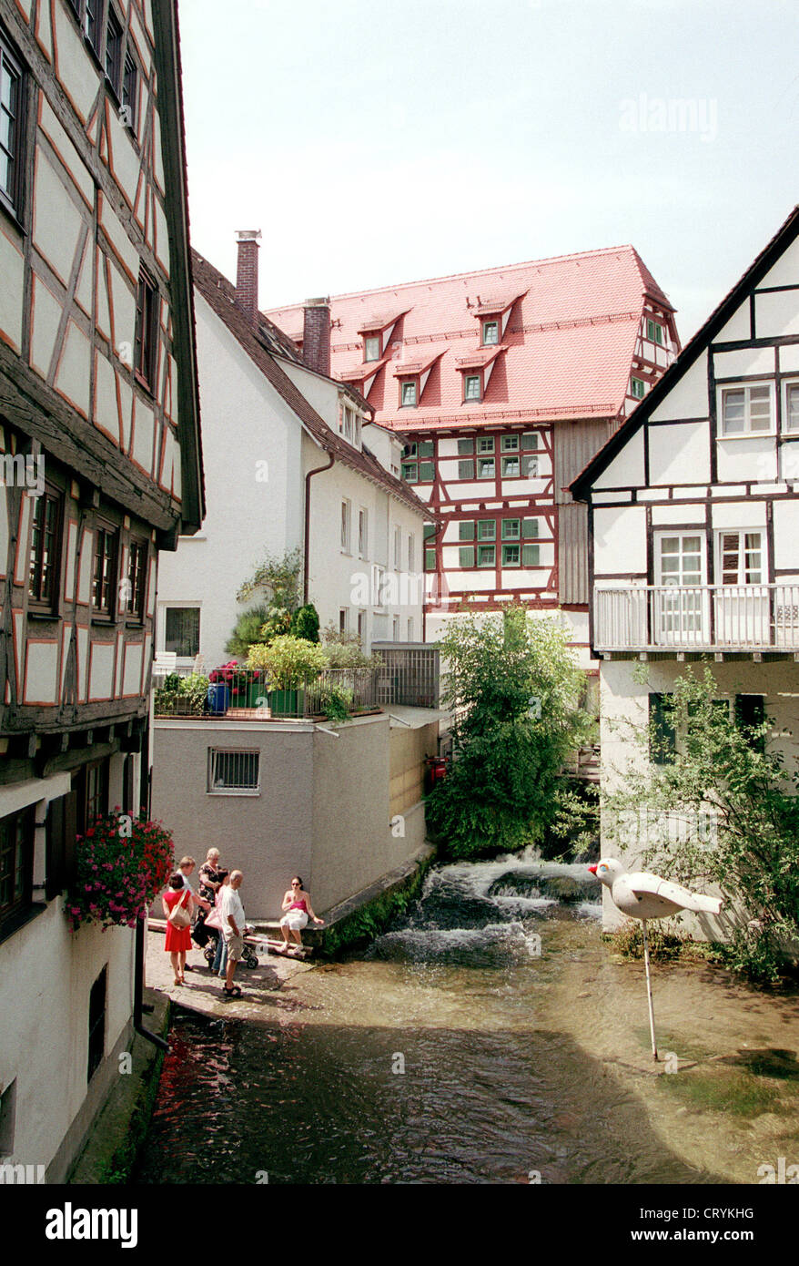 The fishing district in the Old Town of Ulm Stock Photo - Alamy