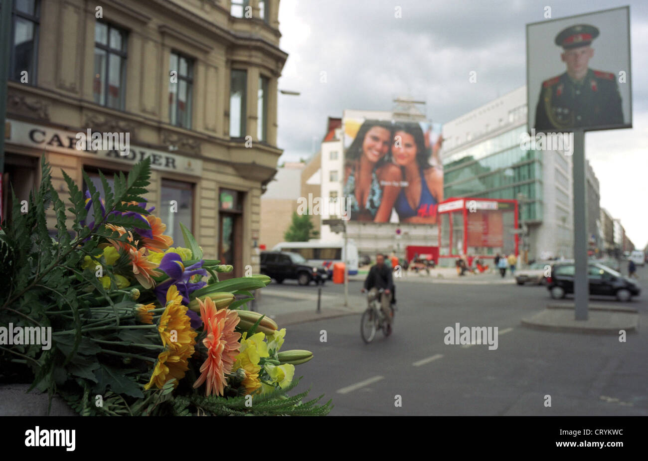 Cafe adler checkpoint charlie berlin hi-res stock photography and ...