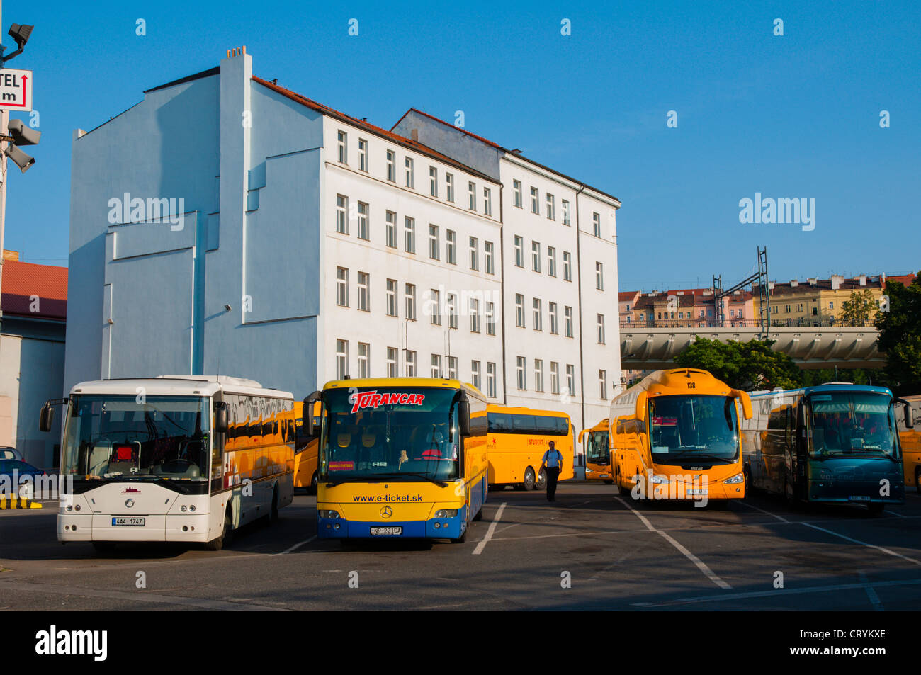 Prague florenc bus station hi-res stock photography and images - Alamy
