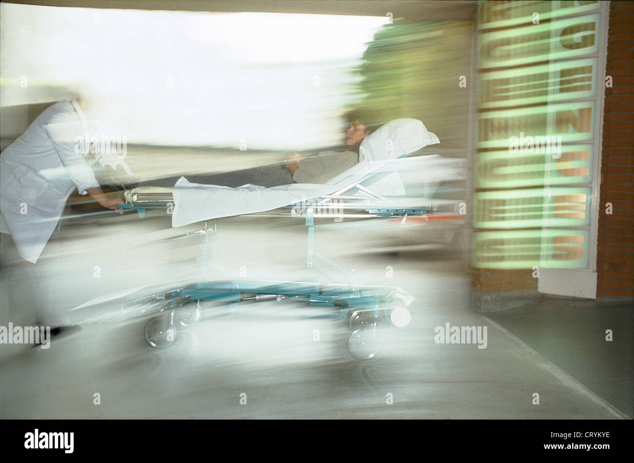 EMERGENCY CASE, HOSPITAL Stock Photo - Alamy