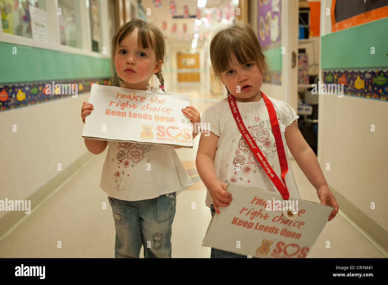 Decision day for Leeds childrens specialist heart ward CHSF Stock Photo ...