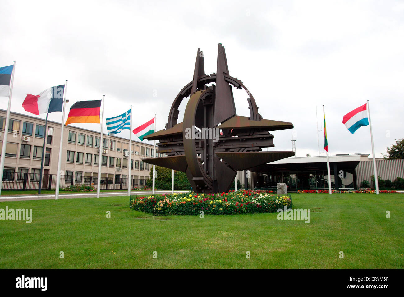 Belgium, Brussels, NATO Headquarters Stock Photo - Alamy