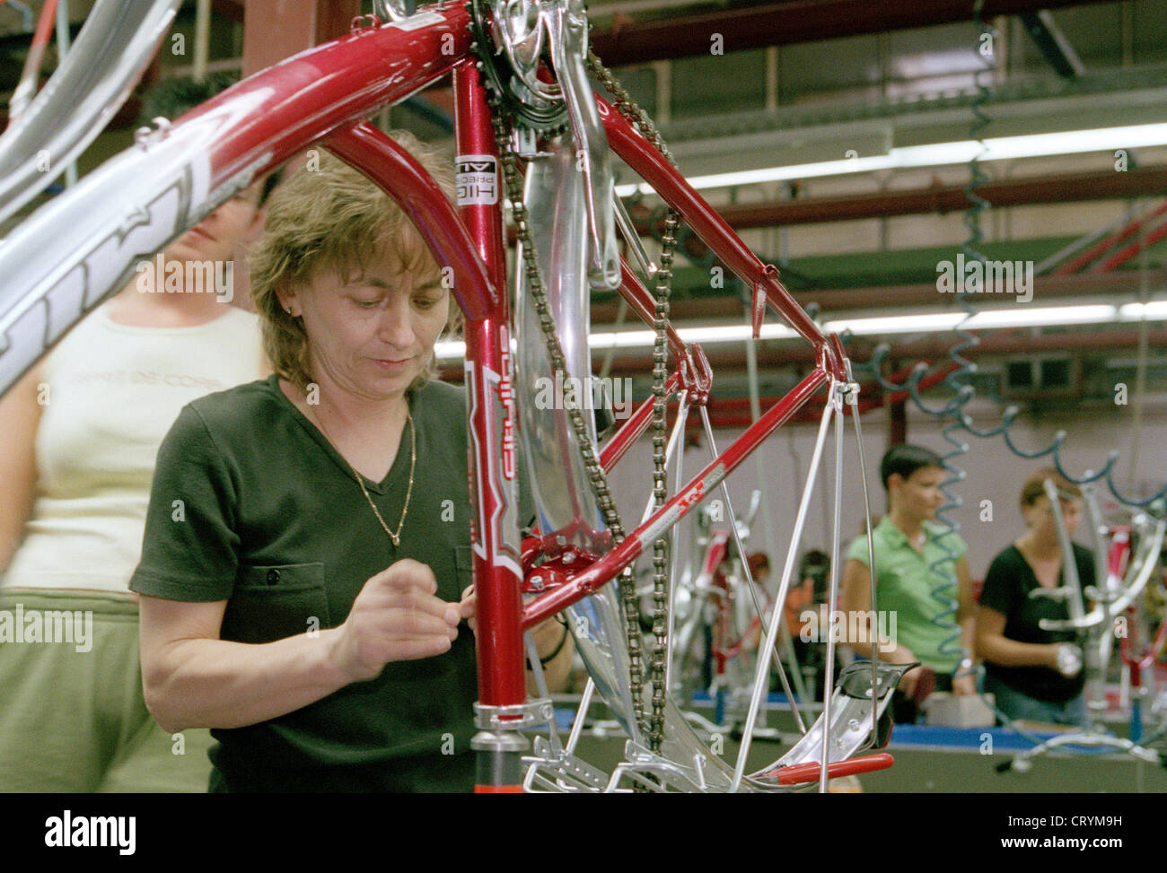 Bicycle assembly line hi-res stock photography and images - Alamy