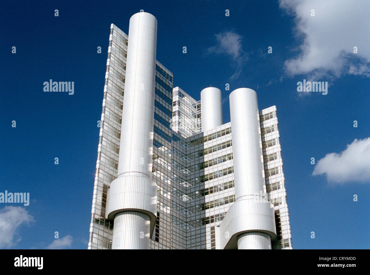 The modern administration building of the HypoVereinsbank Stock Photo ...