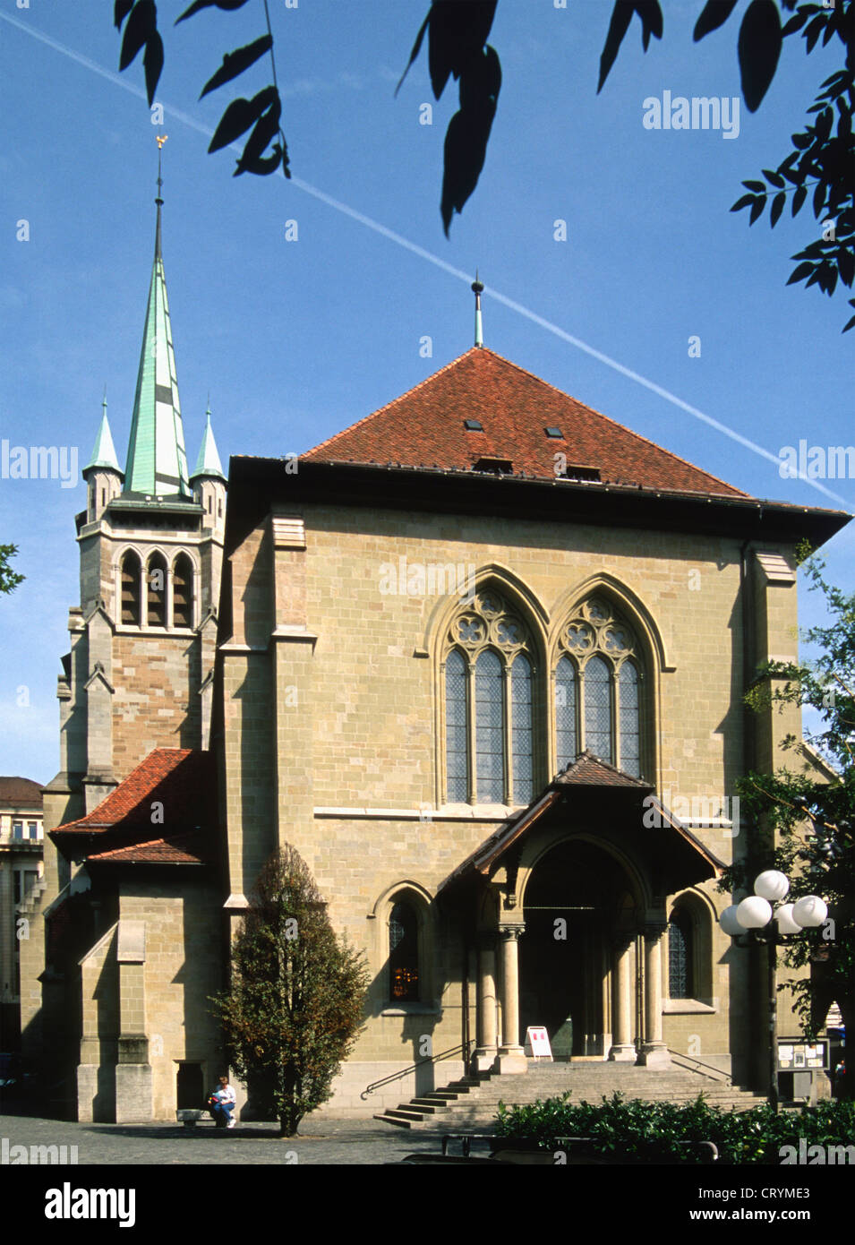 Switzerland, Lausanne, Eglise St Francois, church Stock Photo - Alamy