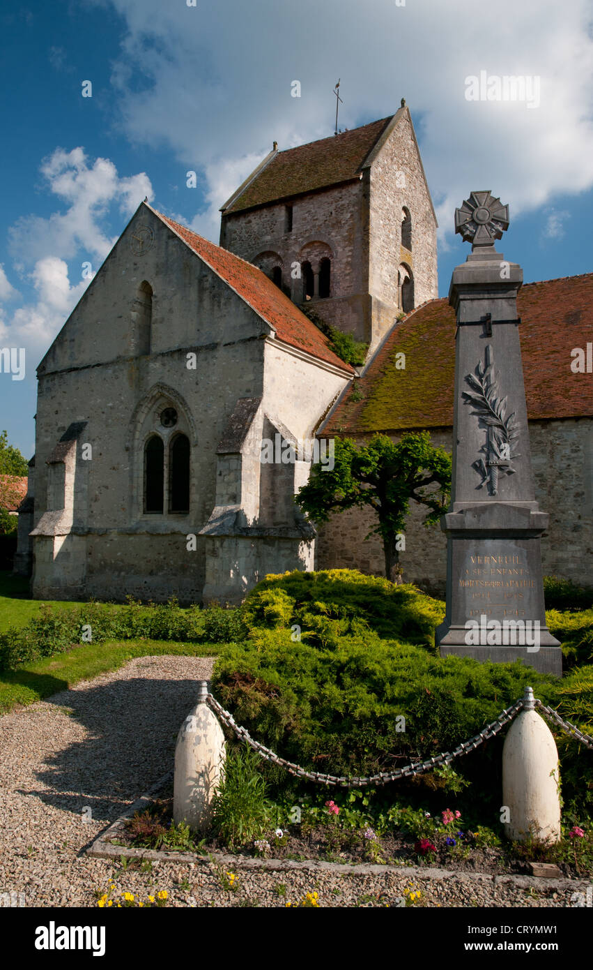 French village church hi-res stock photography and images - Alamy