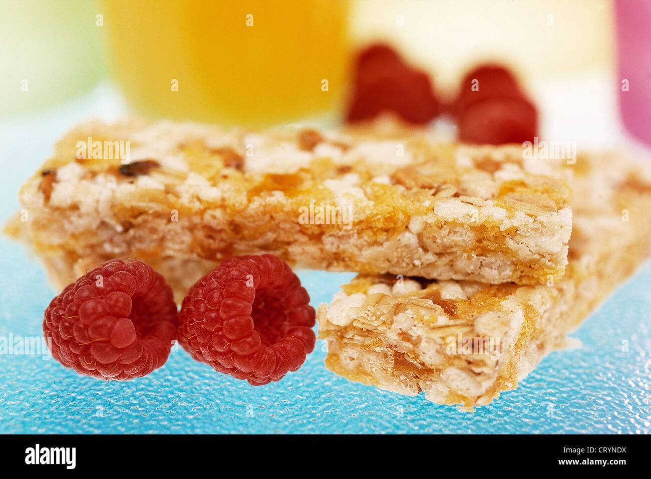 Raspberry cereal bars hi-res stock photography and images - Alamy