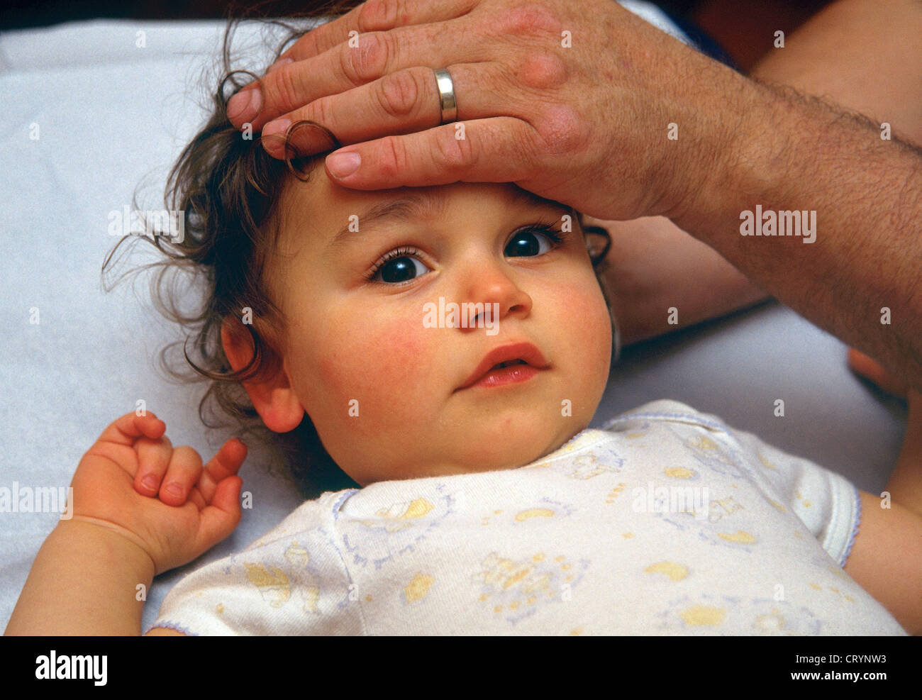 OSTEOPATHIC TREATMENT OF INFANT Stock Photo - Alamy