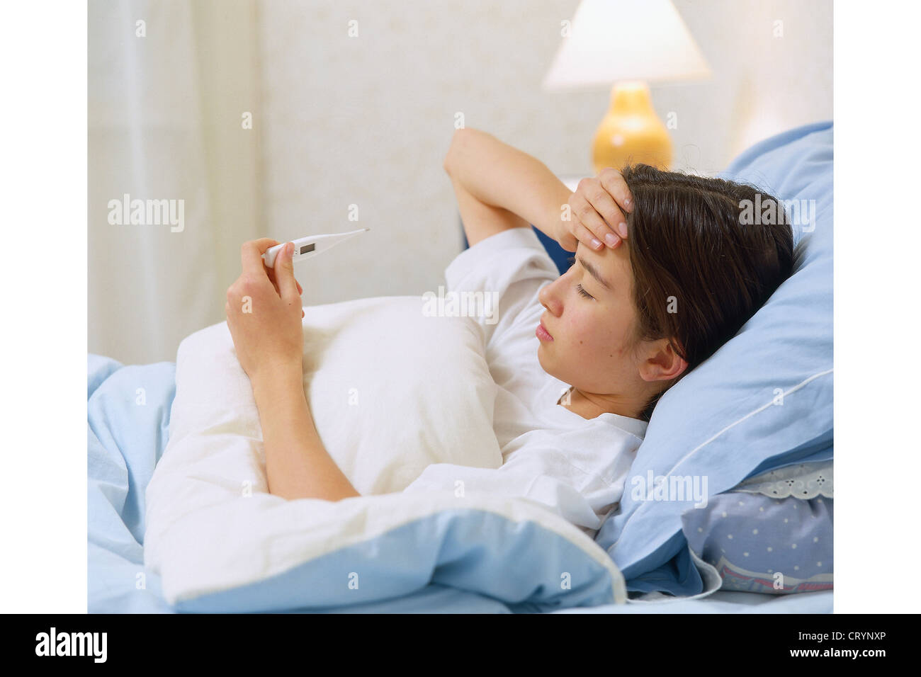 FEVER IN AN ADOLESCENT Stock Photo - Alamy