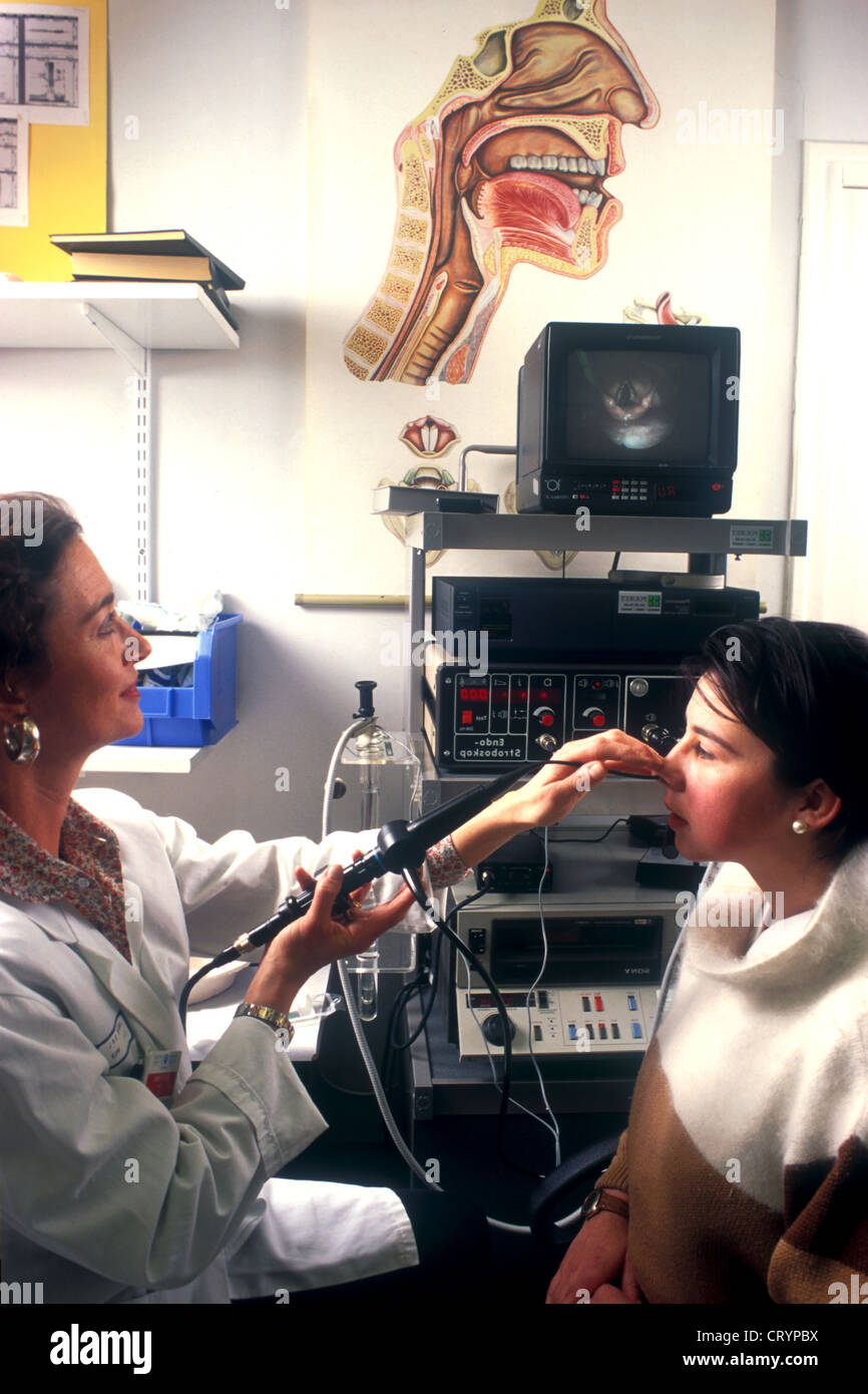 NOSE, ENDOSCOPIC EXAMINATION Stock Photo - Alamy