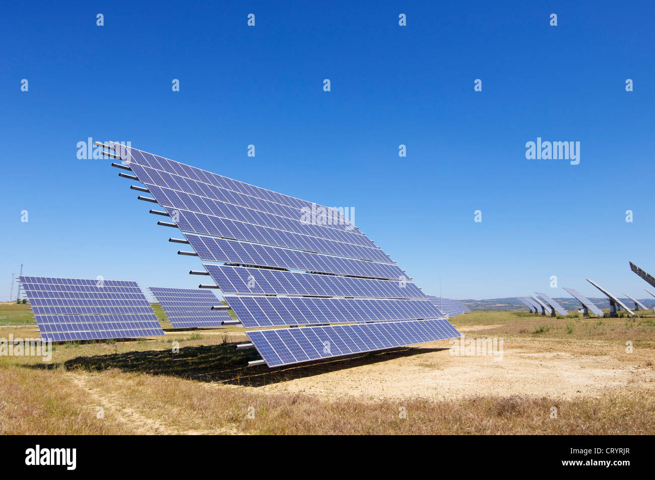 photovoltaic panels for renewable electrical energy production with ...