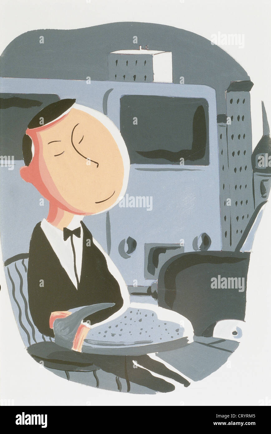 AN EXECUTIVE, ARTWORK Stock Photo - Alamy