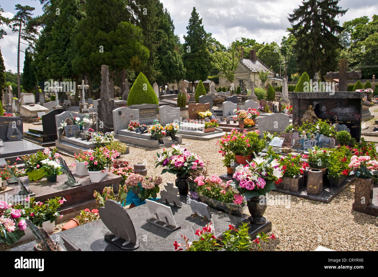 French cemetery - Compiègne (France Stock Photo - Alamy