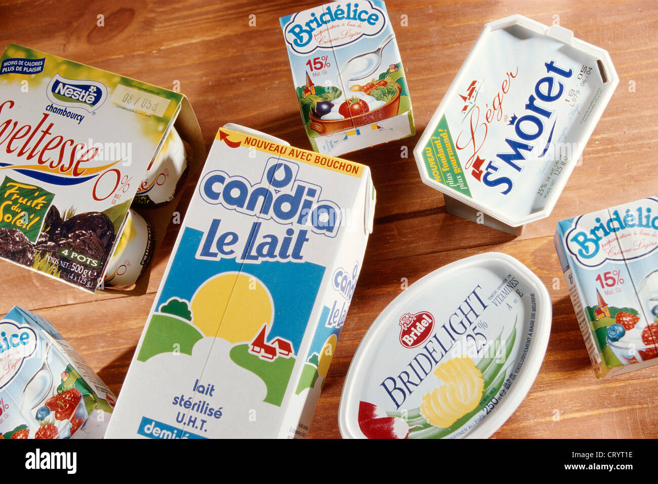 LOW FAT PRODUCT Stock Photo - Alamy