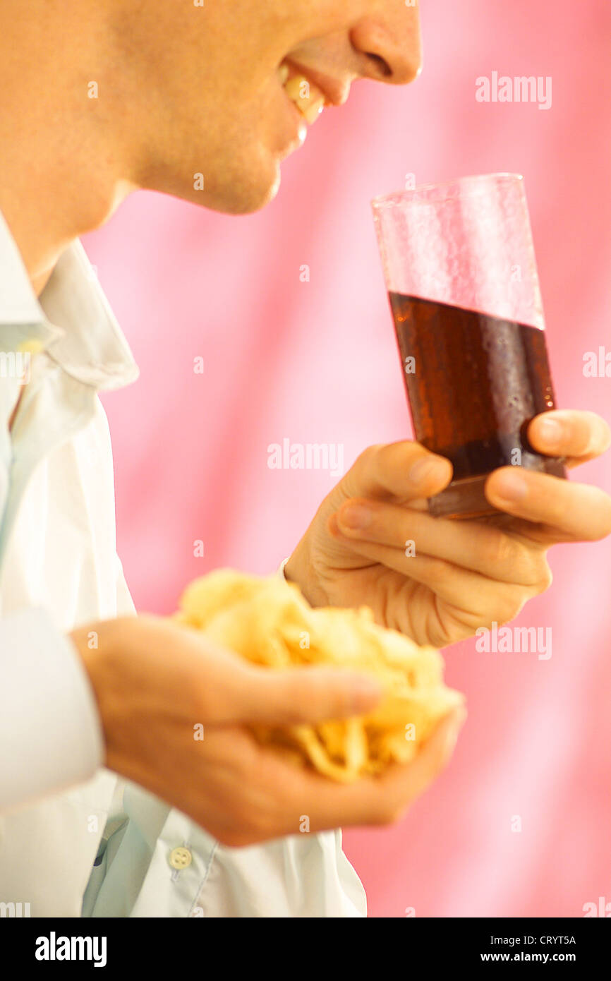 Man consuming carbohydrates hi-res stock photography and images - Alamy