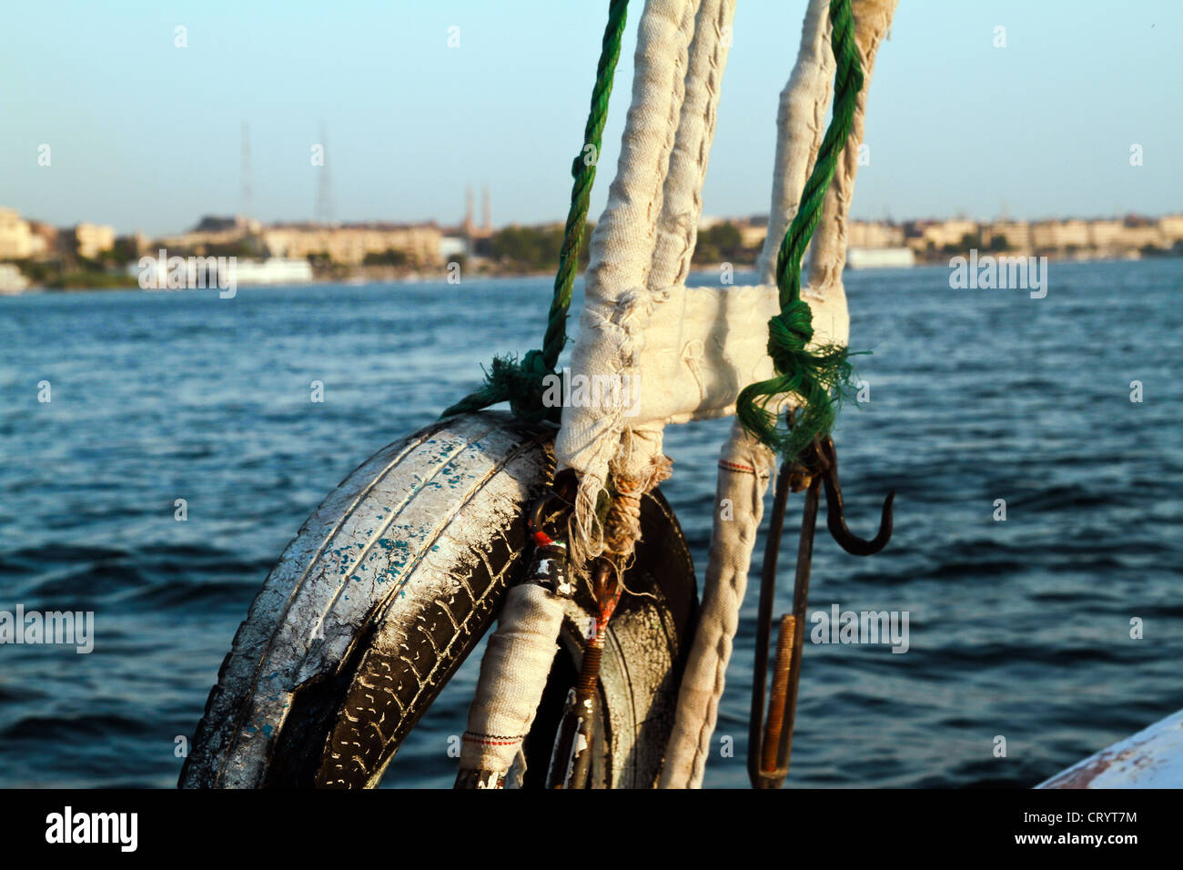 Felluca on the River Nile in Aswan Egypt Stock Photo - Alamy
