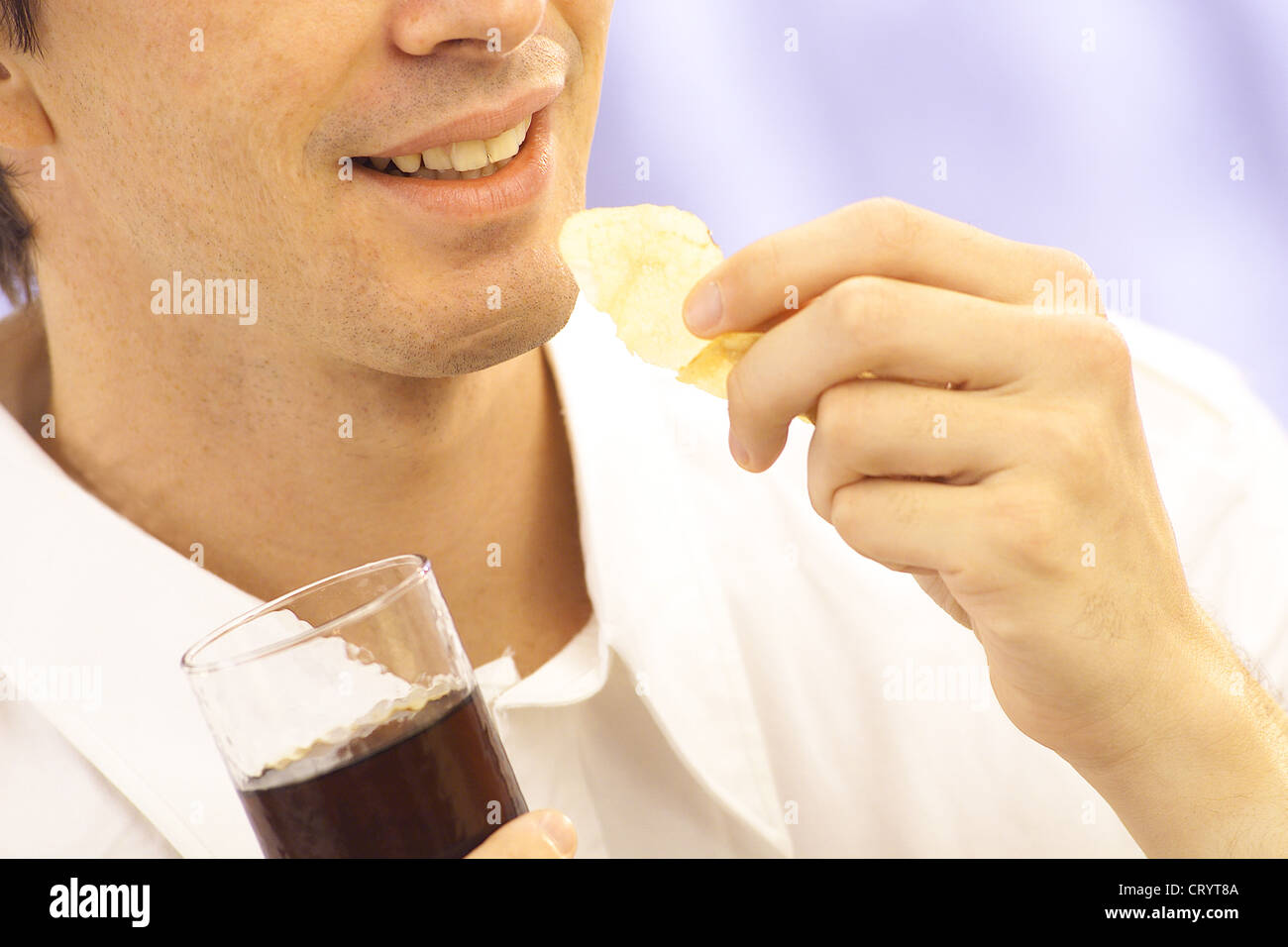 Man consuming carbohydrates hi-res stock photography and images - Alamy