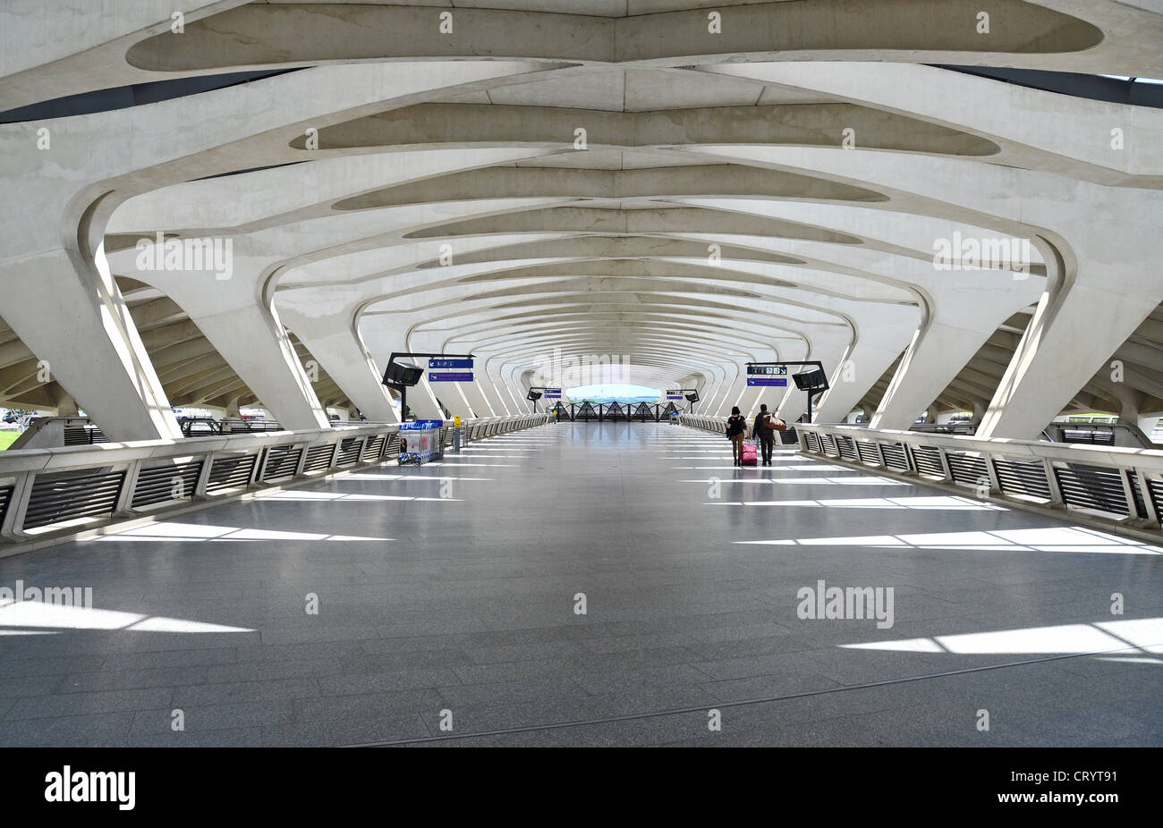Station hall, Gare de Saint-Exupéry TGV , Lyon, France Stock Photo - Alamy