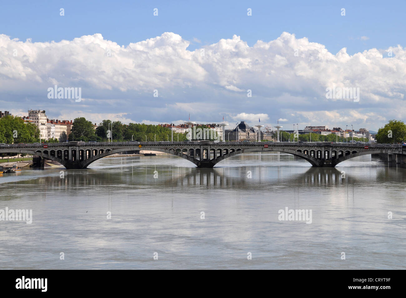 Bridge over rhone river hi-res stock photography and images - Alamy