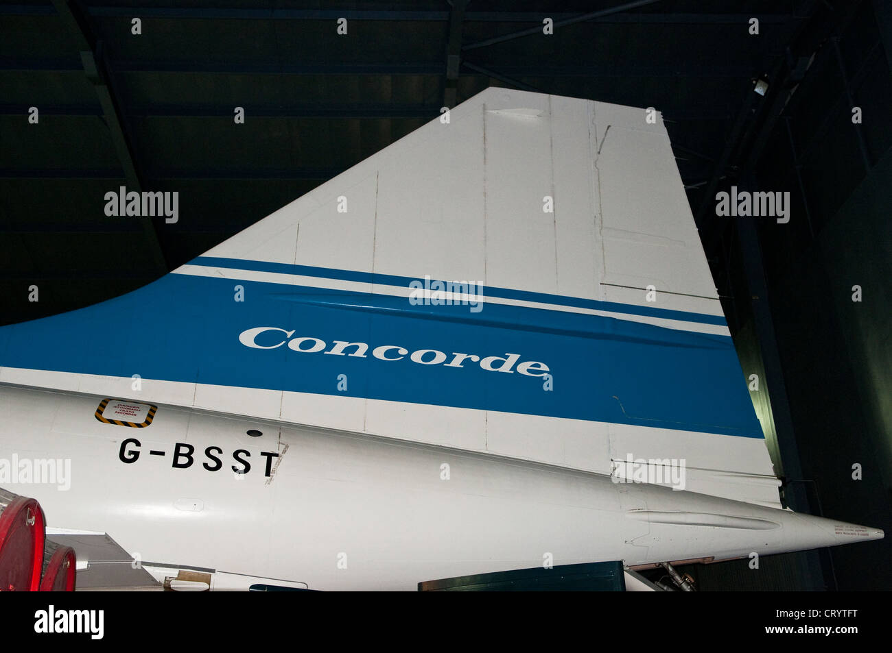 Prototype Concorde Tail Stock Photo - Alamy